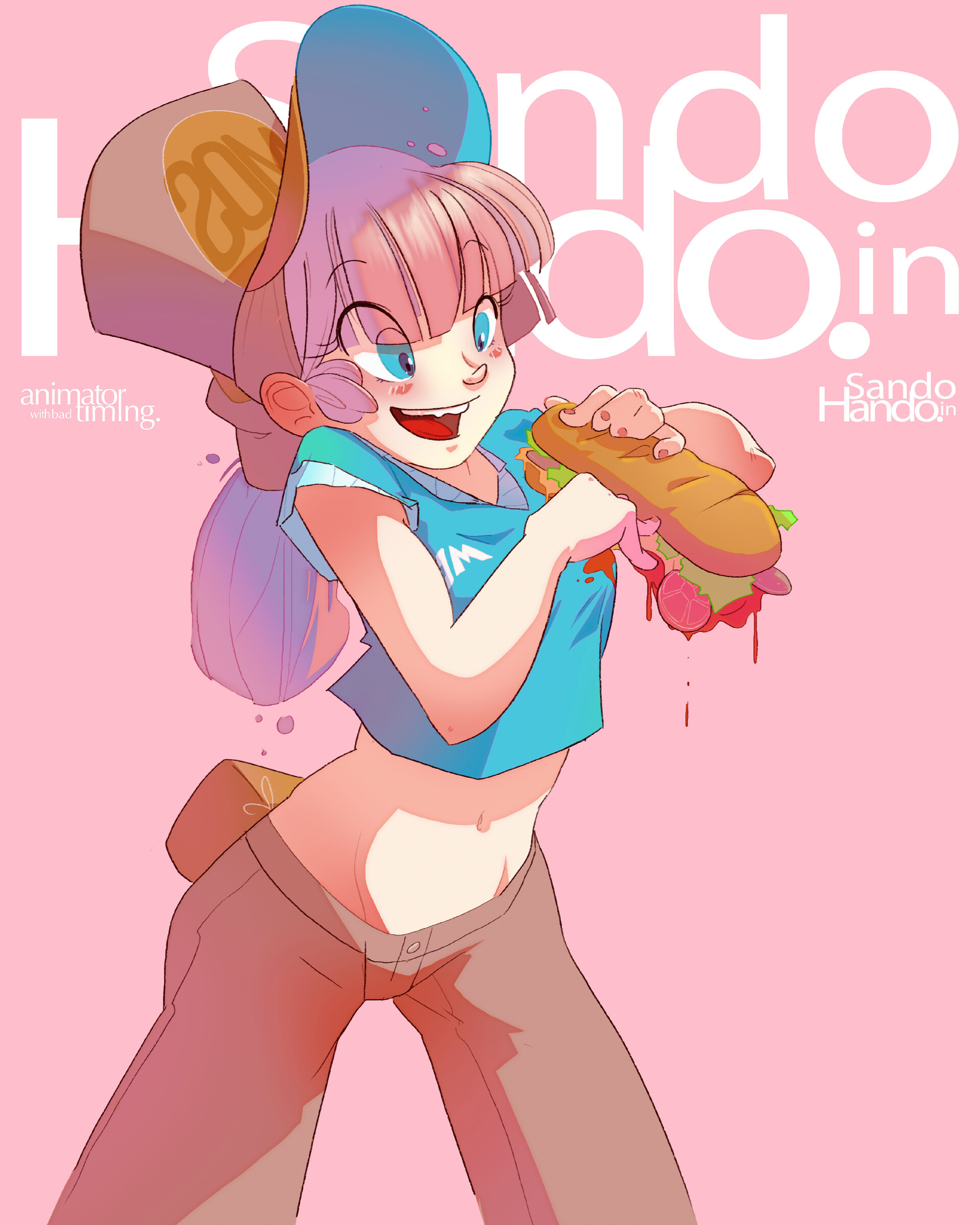 ArtStation - Sando in Hando || Original 2D Concept Poster Design