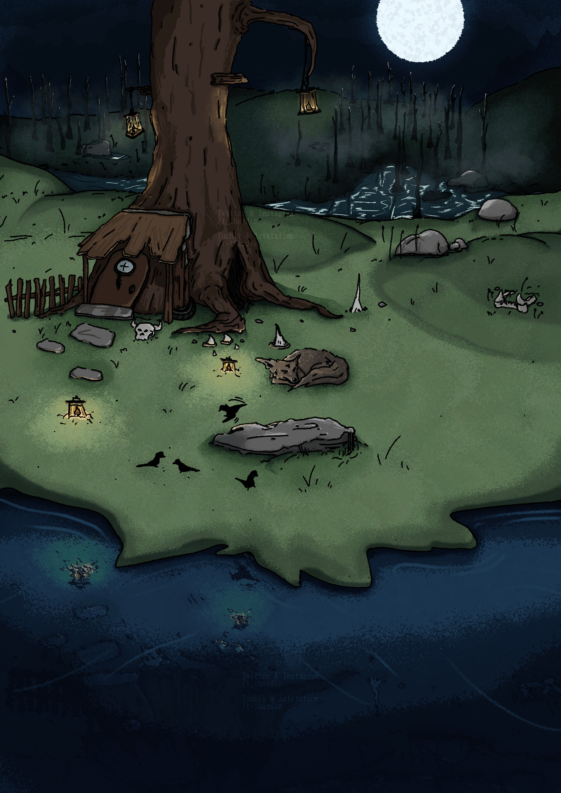 ArtStation - The Treehouse | Original Artwork