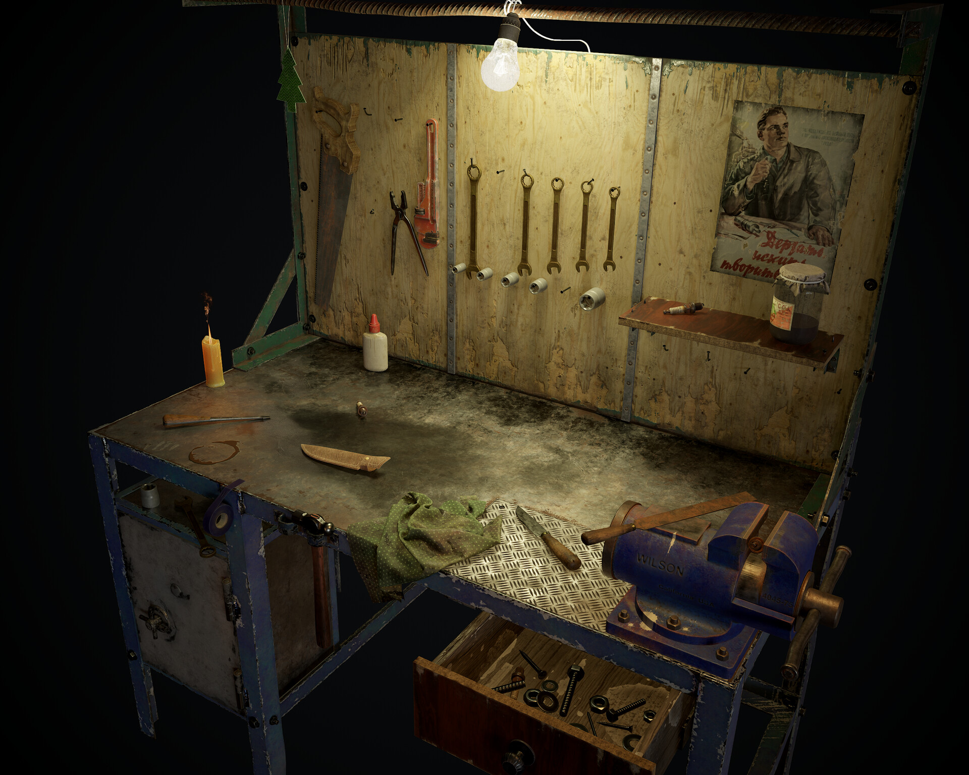 ArtStation - Workbench Texturing