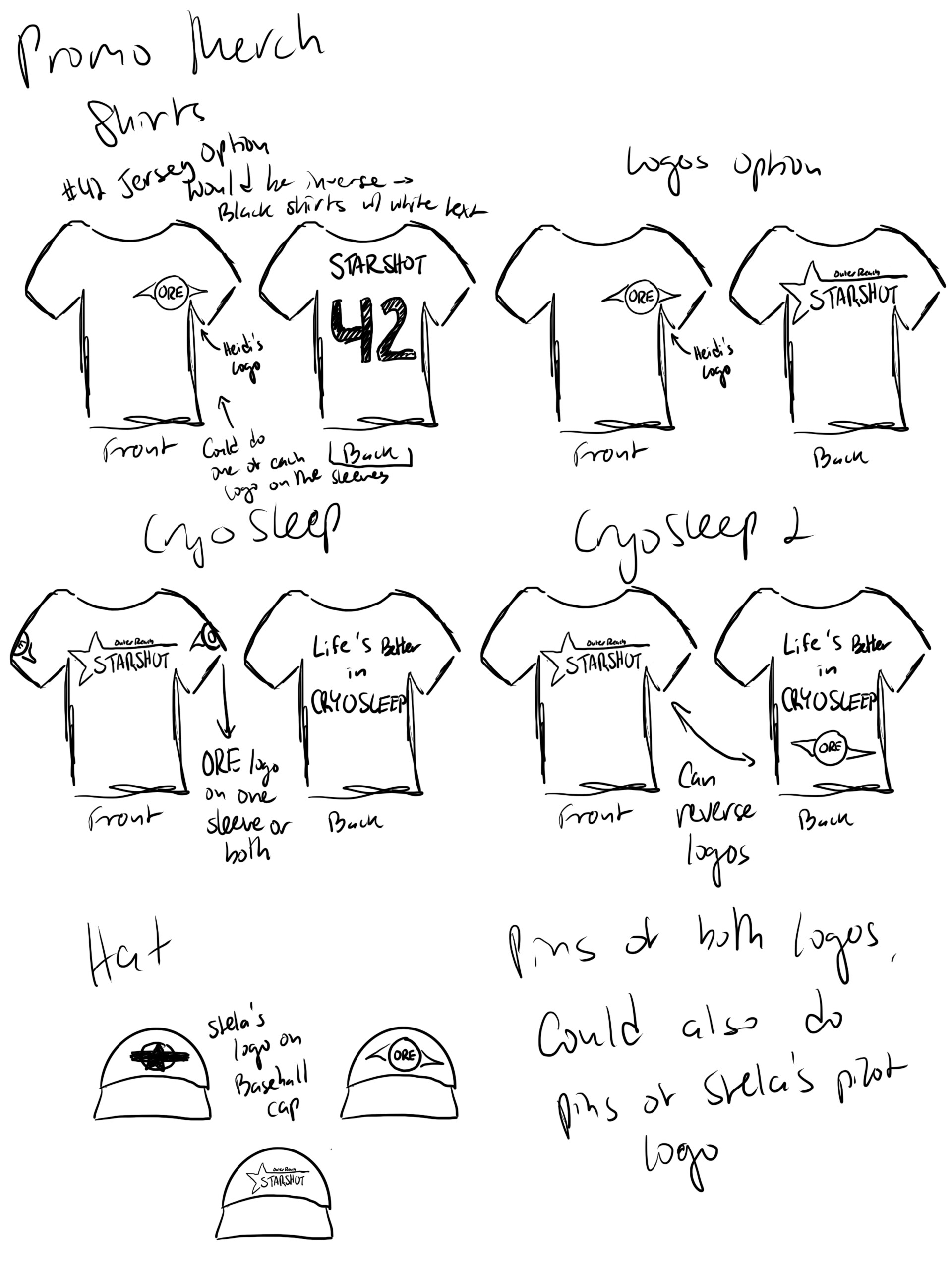 Heidi Hack - Starshot Merch - Hat Design