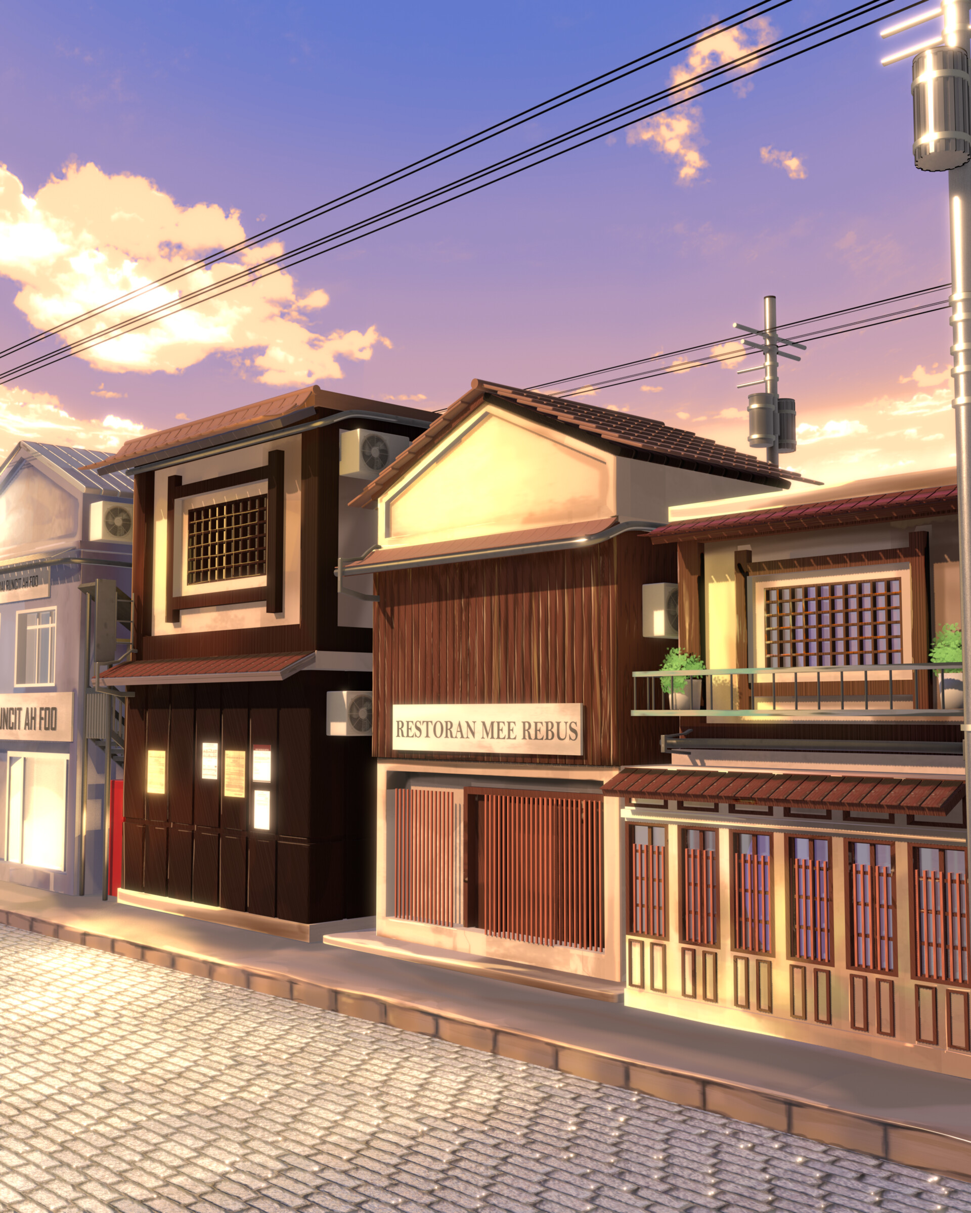 ArtStation - Scenery (Blender NPR)