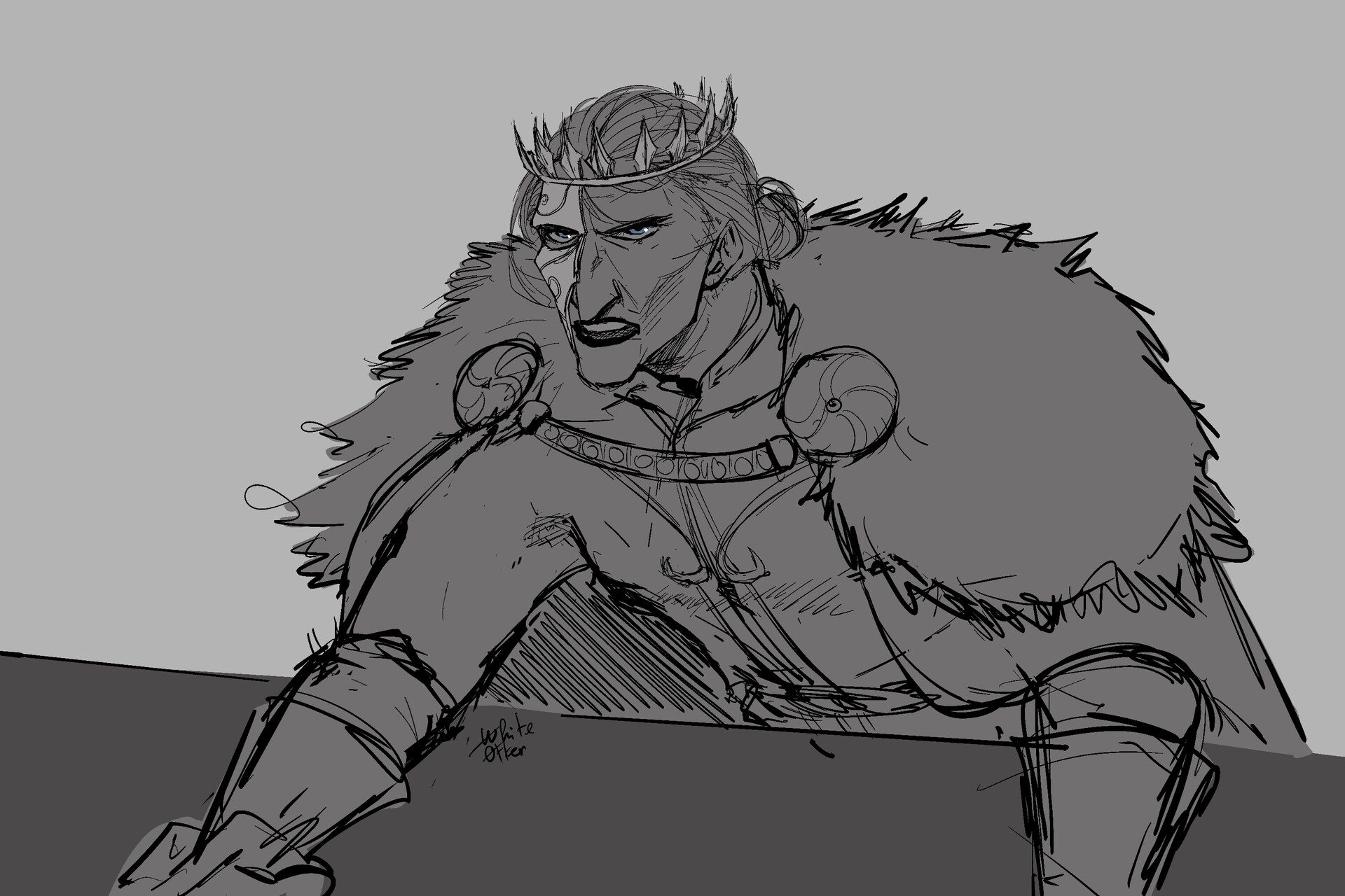 ArtStation - An argument Sketch