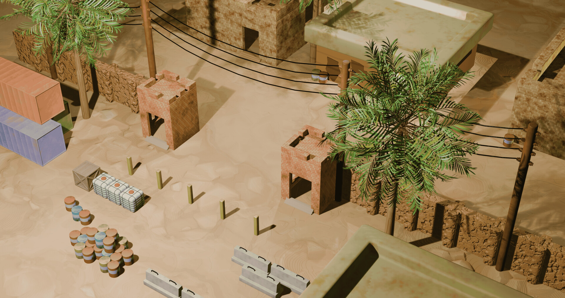 ArtStation - PUBG/BGMI #karakin map small environment area