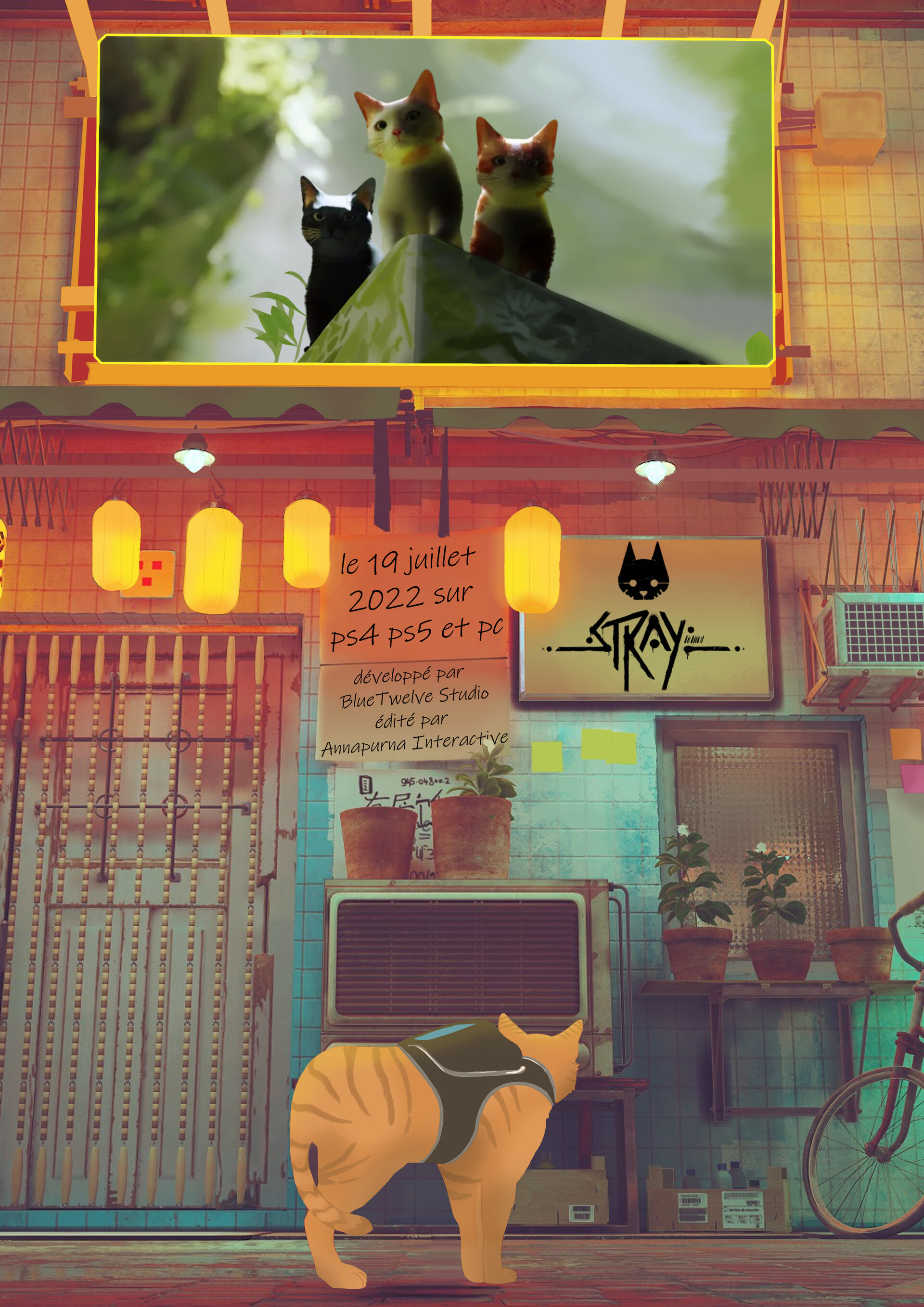 ArtStation - Affiche de Stray