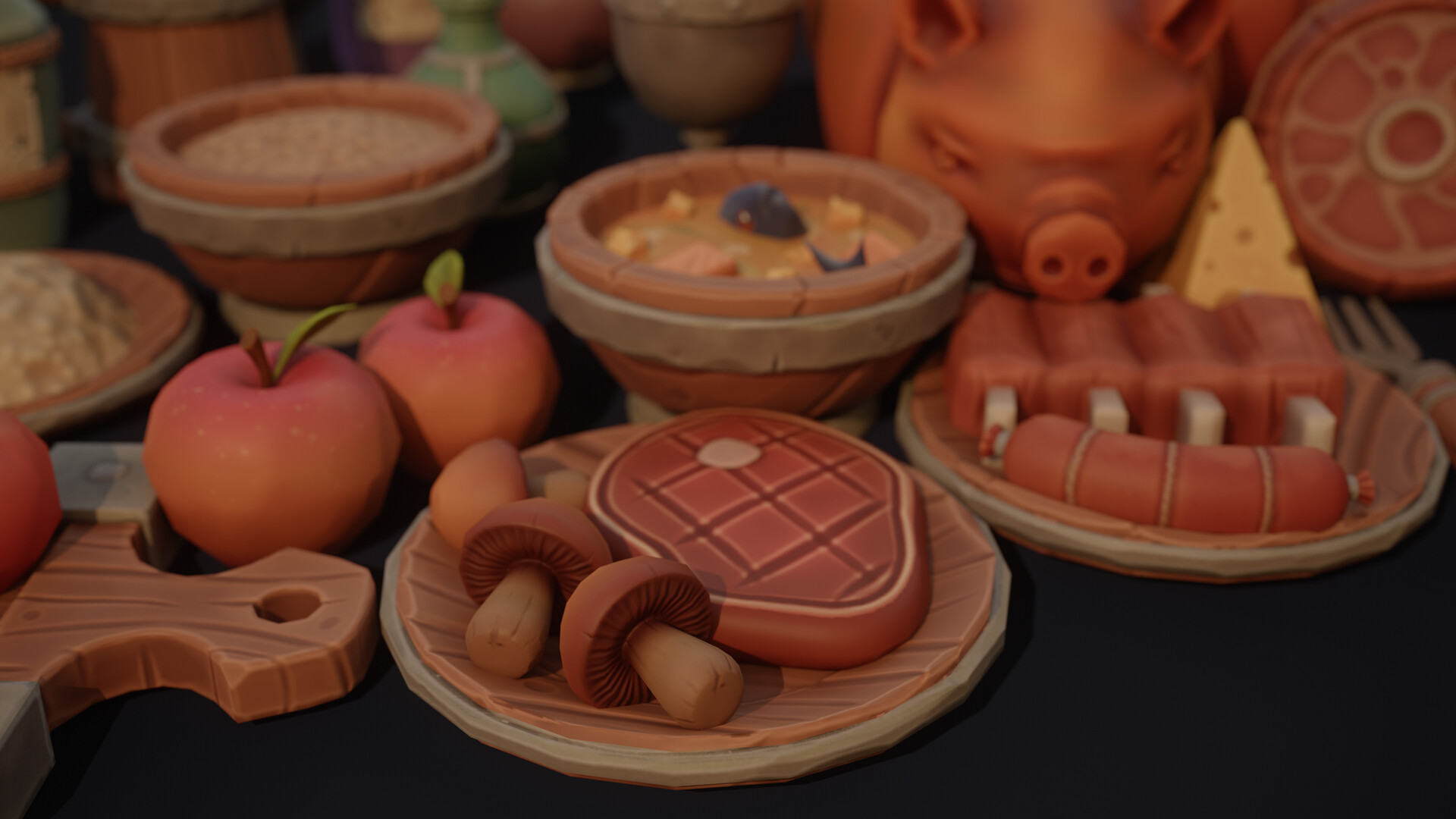 JustCreate - Unity & Unreal Engine 3D Assets - Stylized Food
