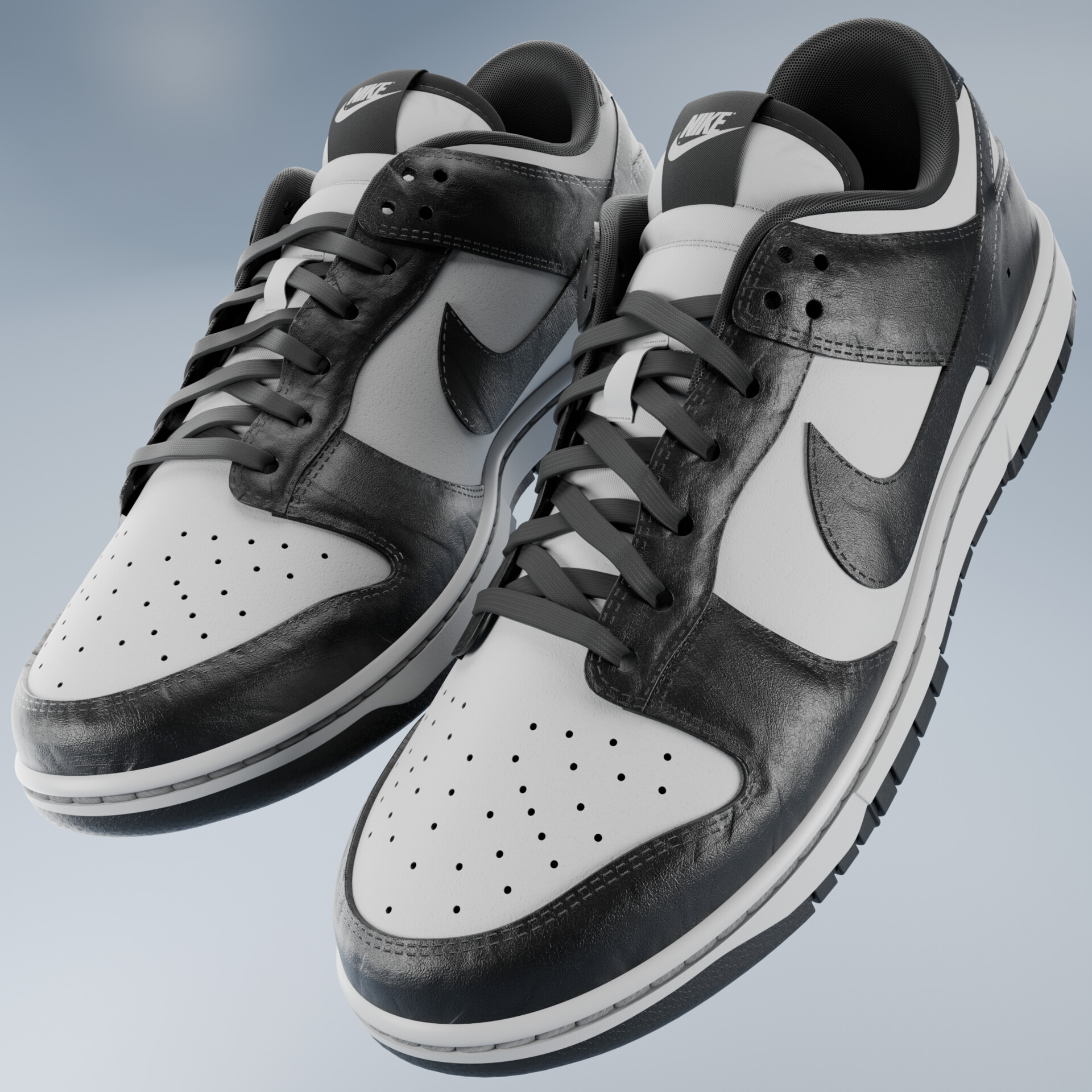 Nike Dunk shoes - 3D model by uday (@udayjeet) [b16d4ab] - Sketchfab