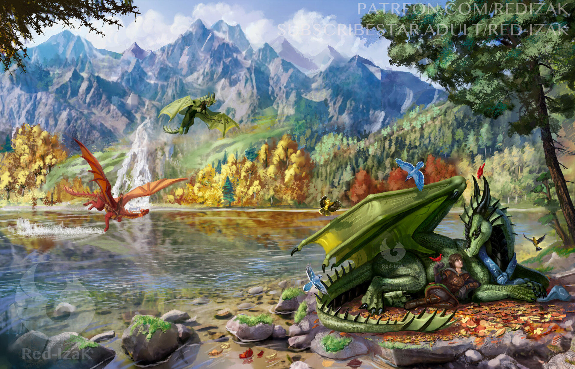 Izabela Kaszuba-Marczeska - By the lake