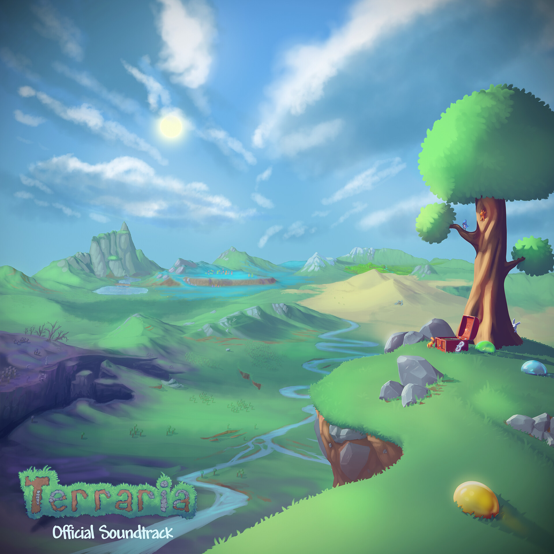 ArtStation - Terraria Official Soundtrack Cover