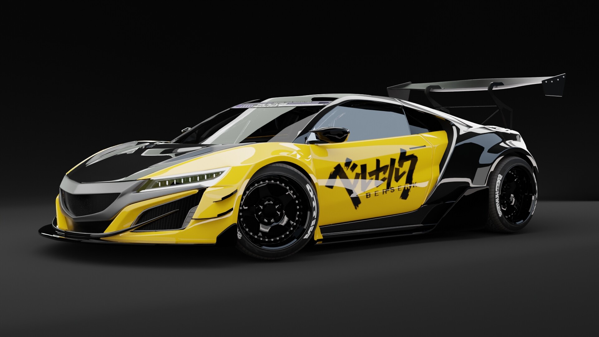 Munna (moon3d) - Acura NSX GT3 white body kit