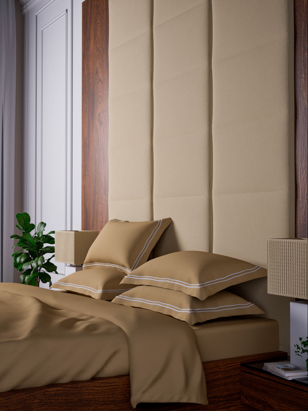 ArtStation - Realistic Bedroom Render for Bed Linen Visualization