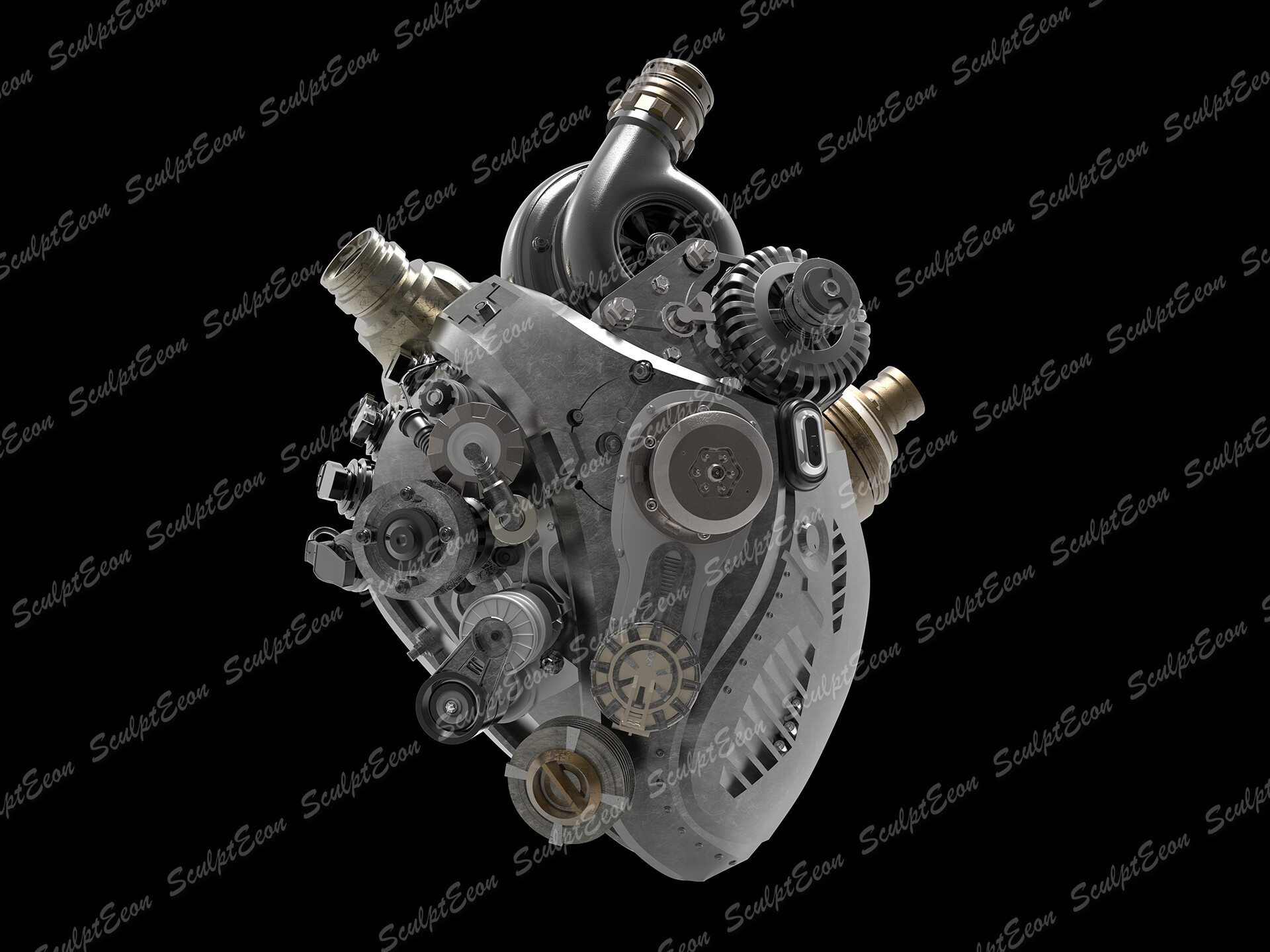 ArtStation - Heart shape engine