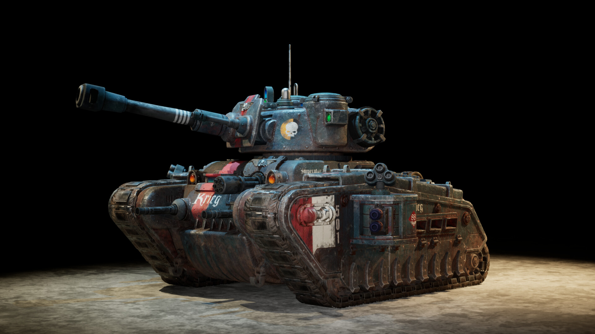 ArtStation - Rogal Dorn Tank - Krieg Pattern