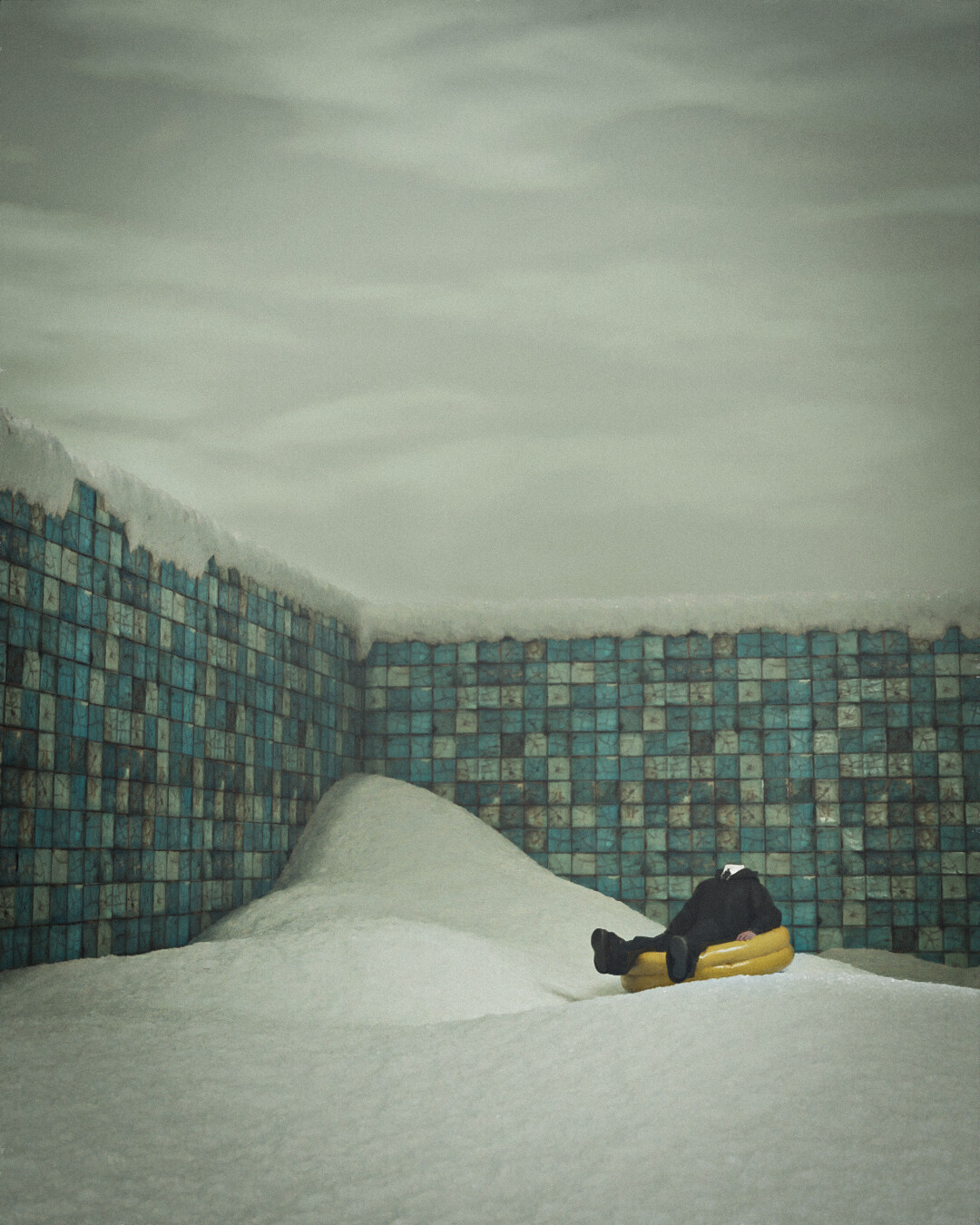 ArtStation - snowing pool