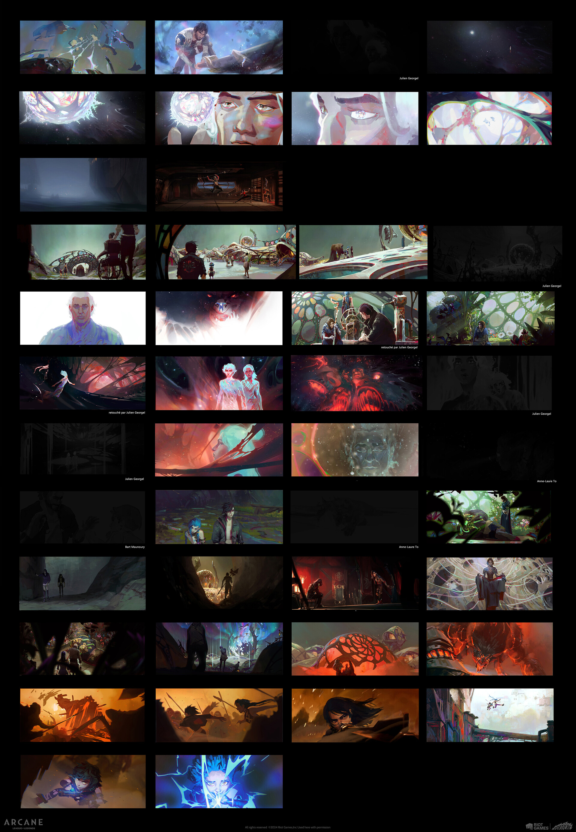 ARCANE | 206 Colorscripts | Faustine Dumontier – @art-of-arcane on Tumblr