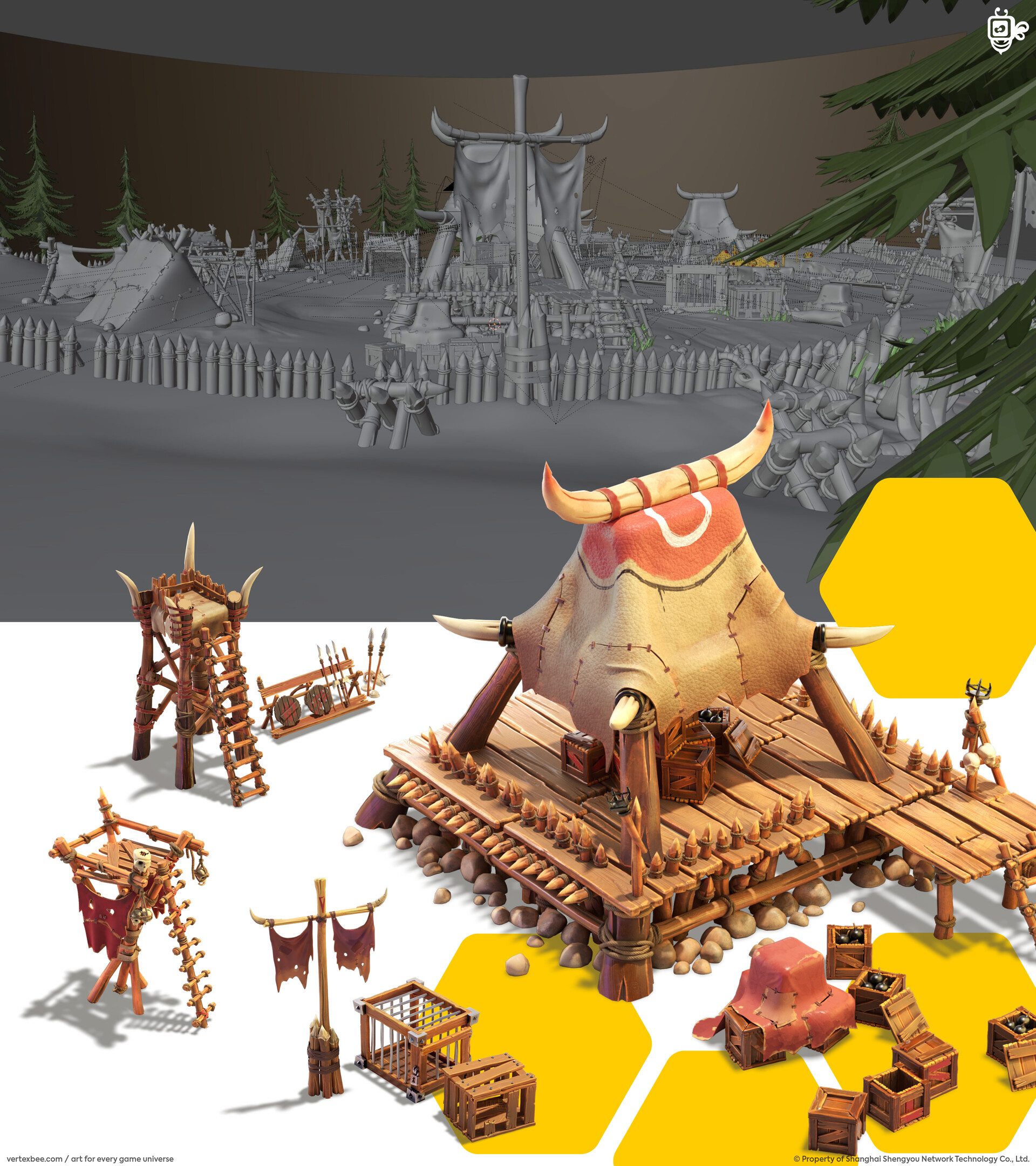 VertexBee Studios - 3D Environments for Beast Blitz Trailer