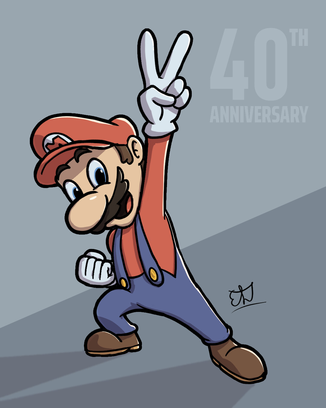 ArtStation - Mario:40th Anniversary