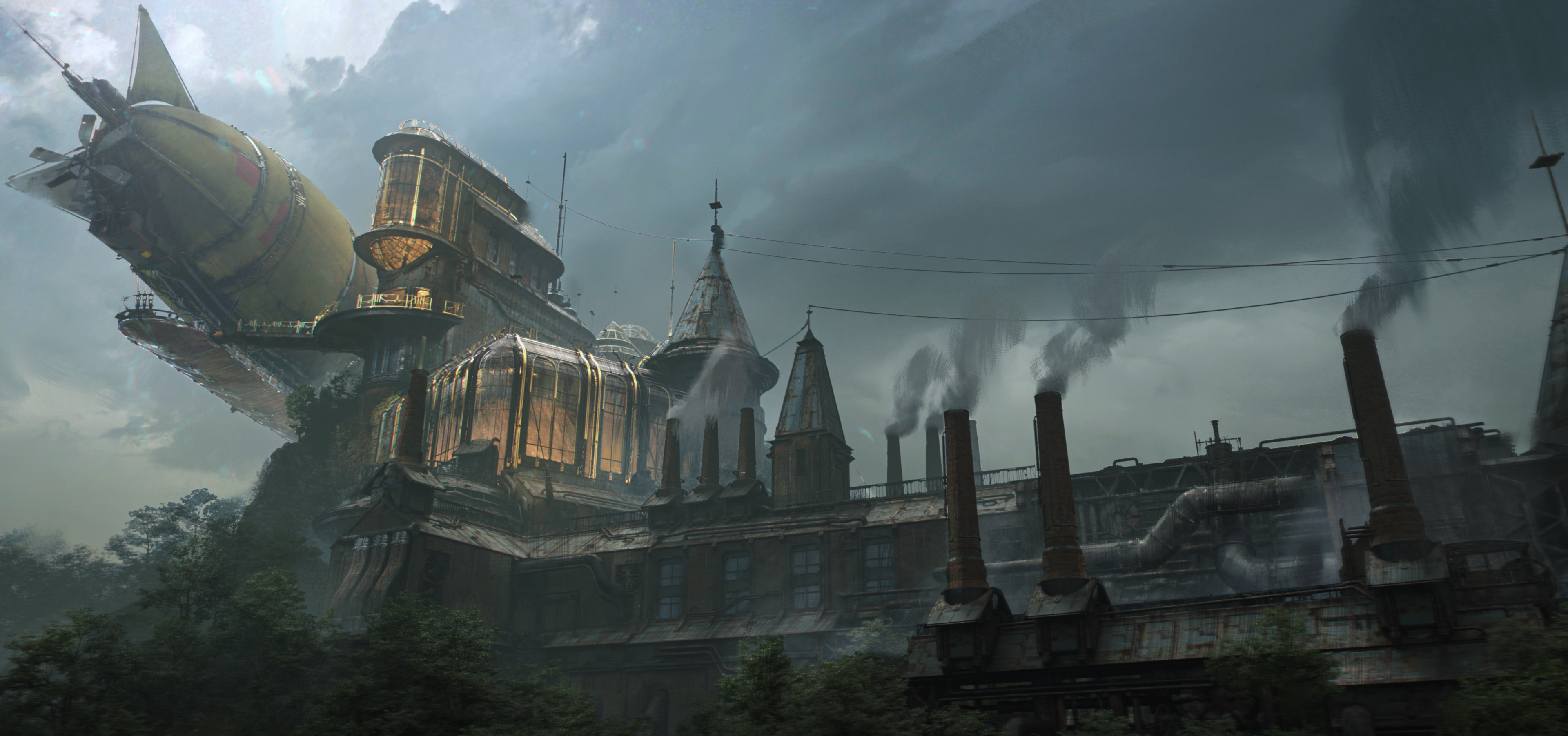 steampunk palace