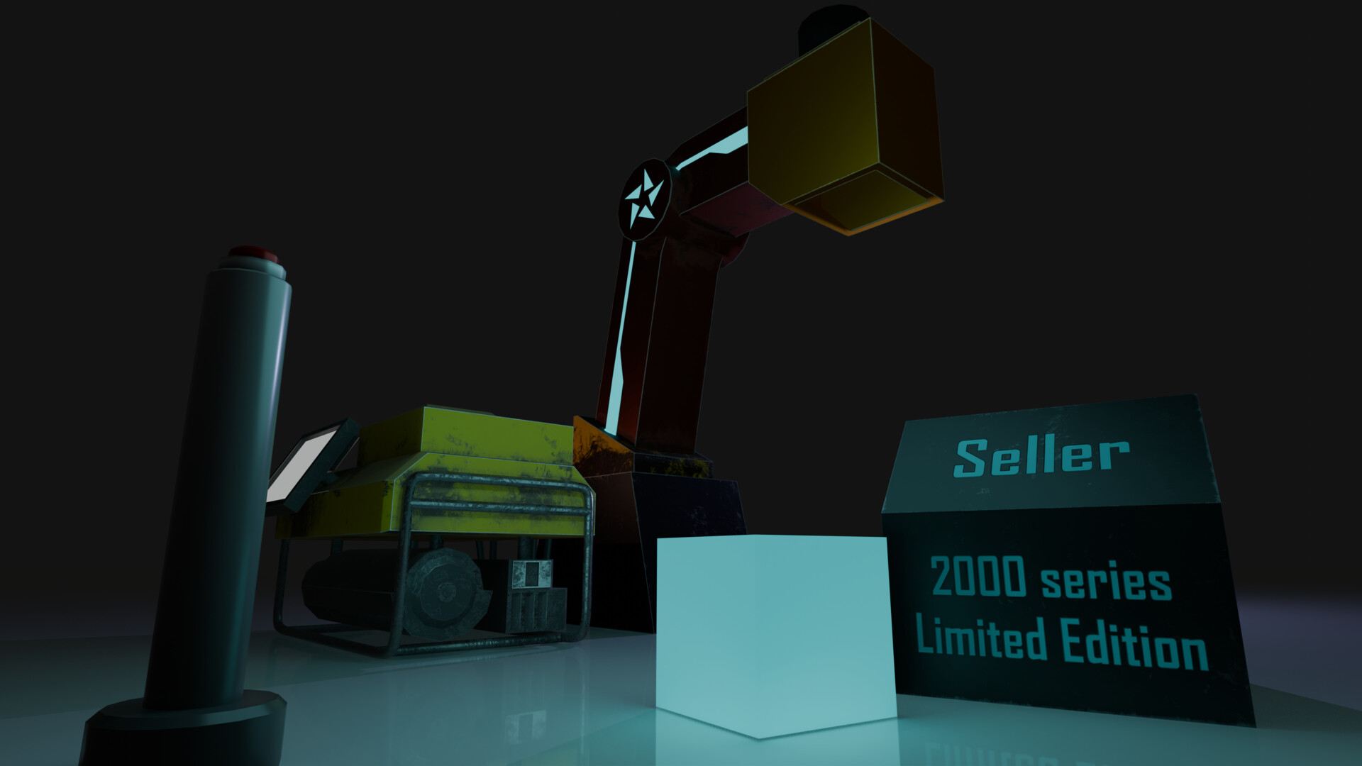 ArtStation - Tycoon Assets (Dropper, Generator, Seller, Button)