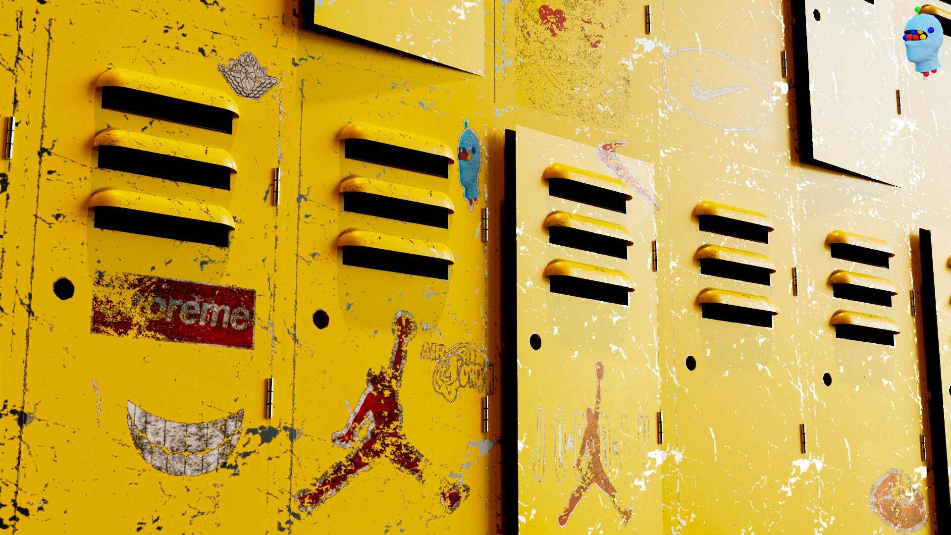 ArtStation - Locker Study.