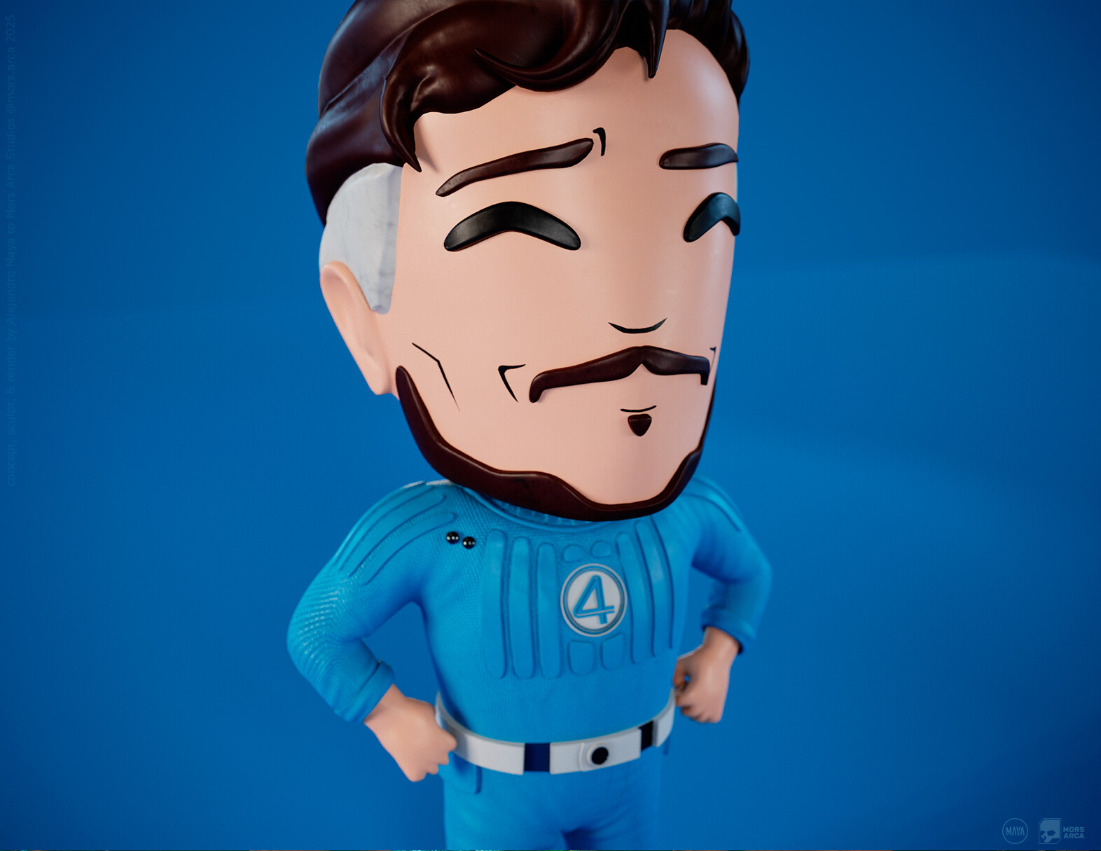 Alejandro Maya - Mr. Fantastic / Fan art toy