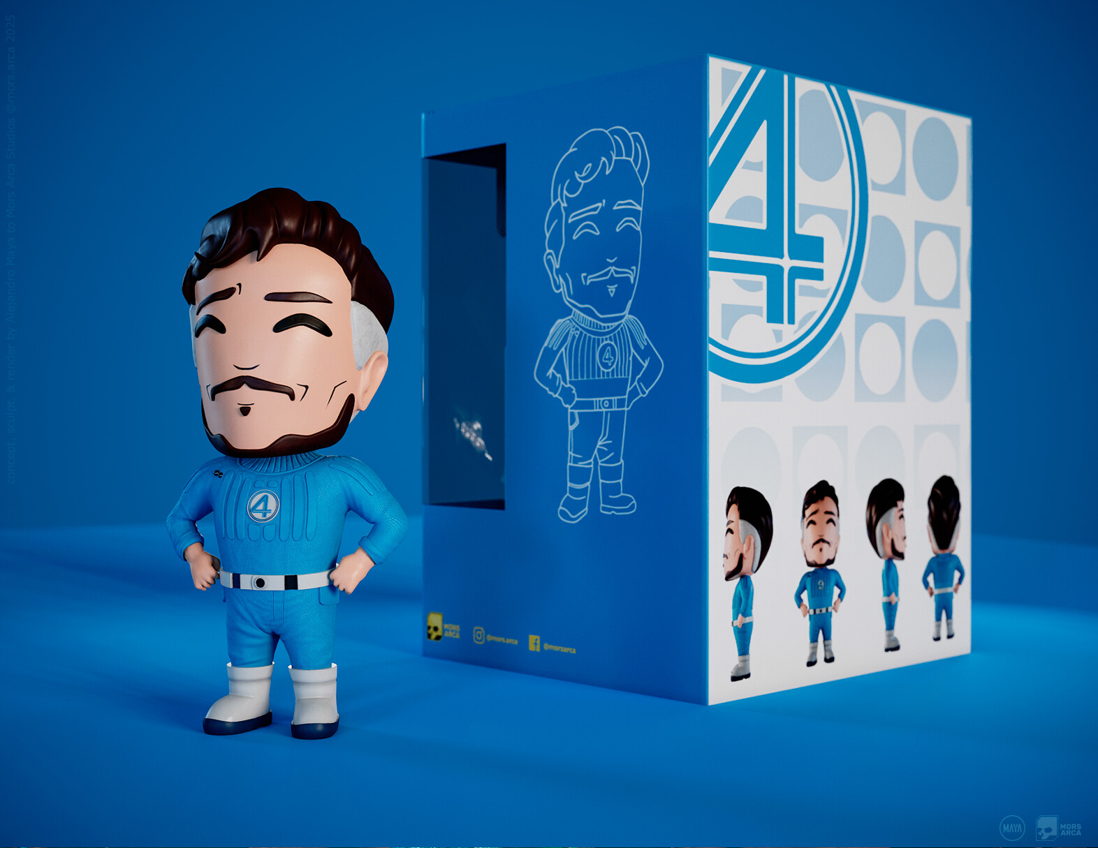 Alejandro Maya - Mr. Fantastic / Fan art toy