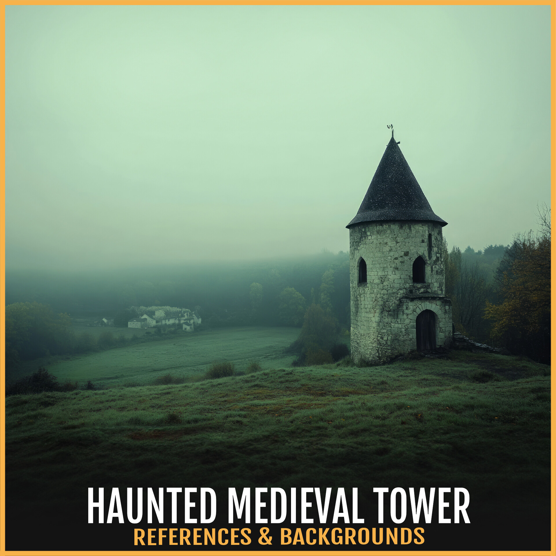 ArtStation - 505 Haunted Medieval Tower