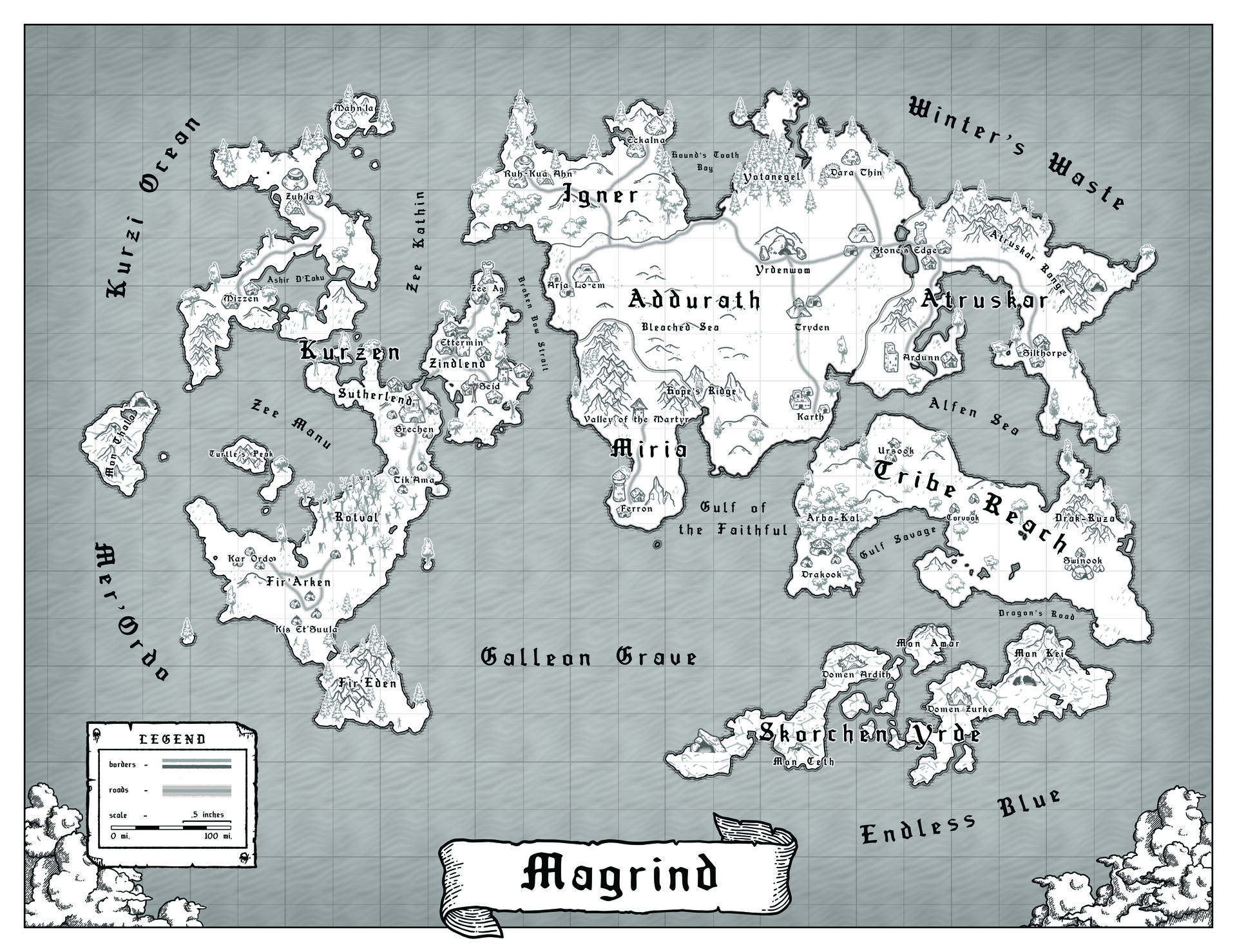 ArtStation - Fantasy Maps