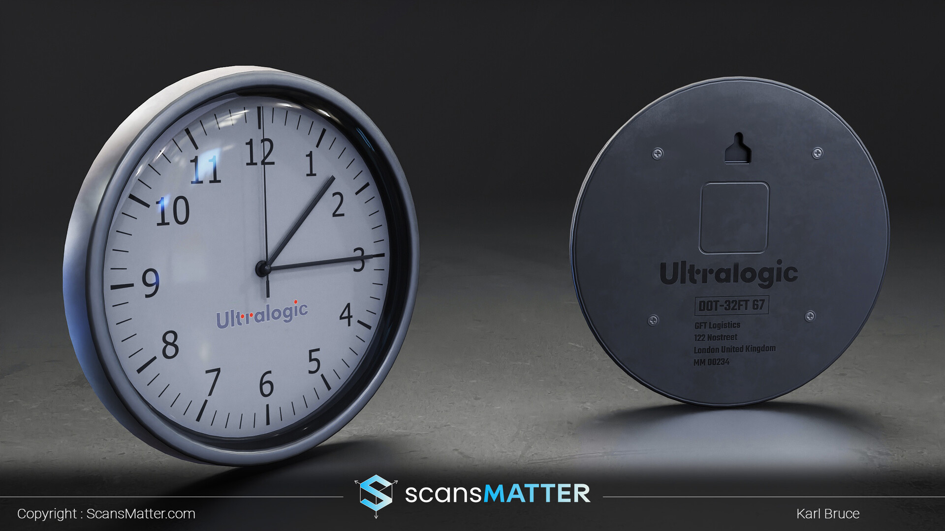 Karl Bruce - ScansMatter - Clock