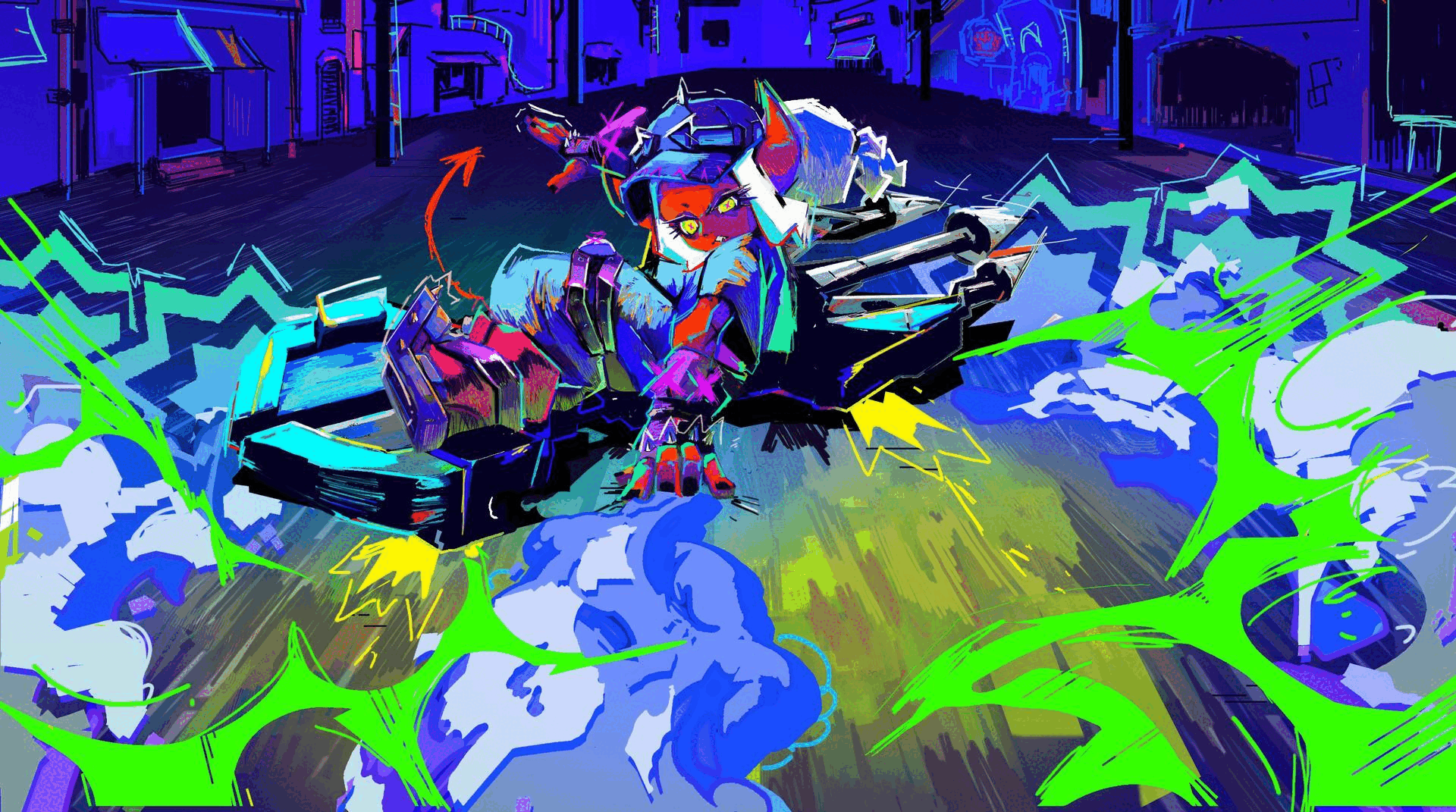 Diego Perera - Speed Devil - Akira Slide Scene