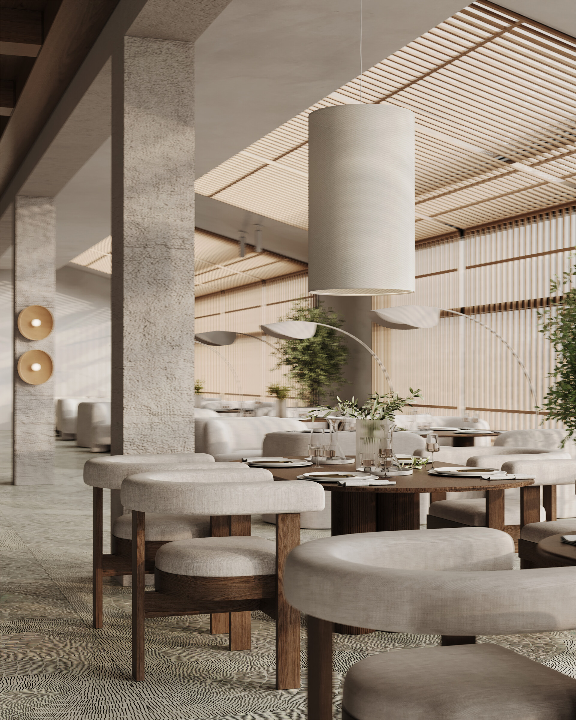 ArtStation - RESTAURANT 3D DESIGN