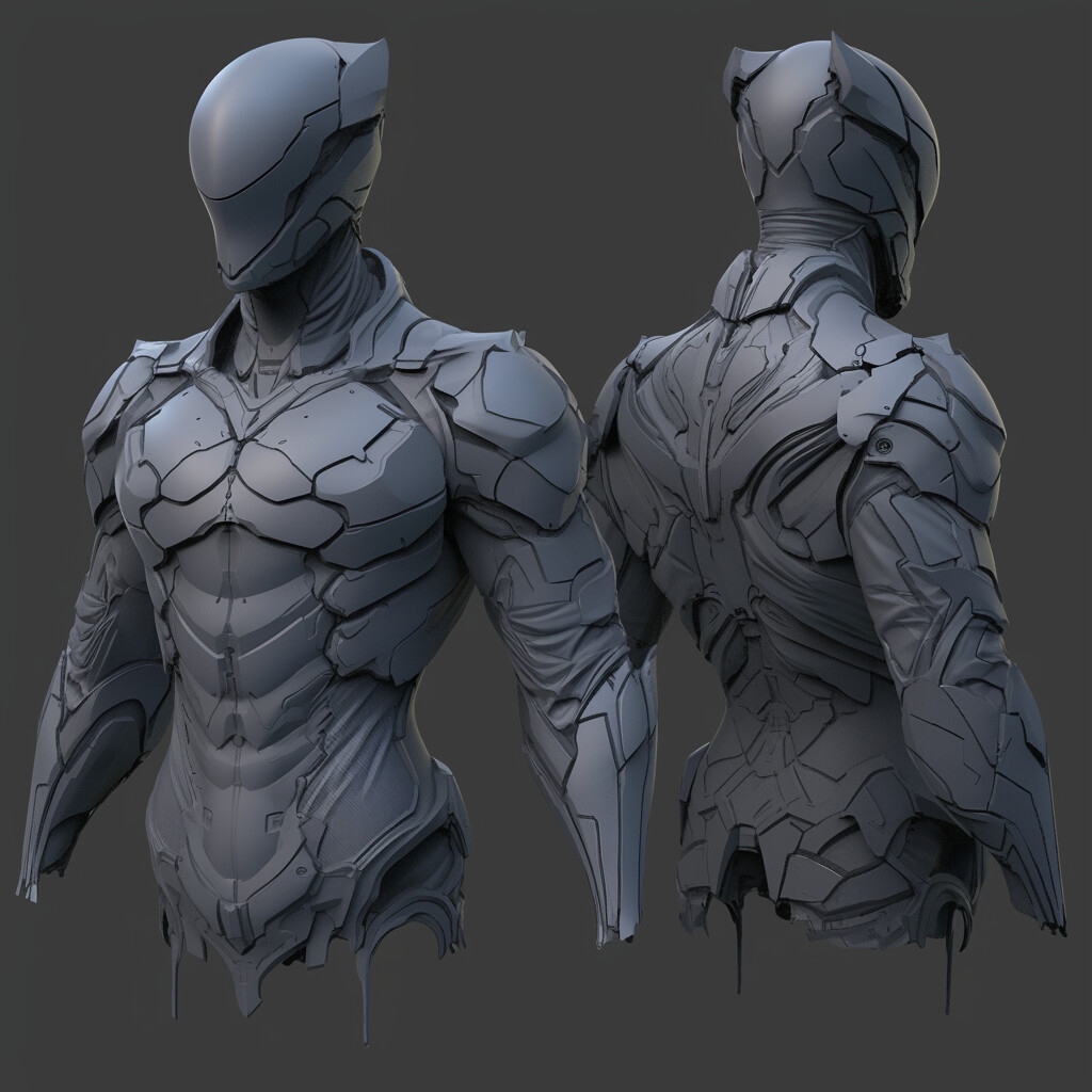 3D Head Sculpt References in 4K - Tika Art - +300 Raw Heroic Body Parts ...