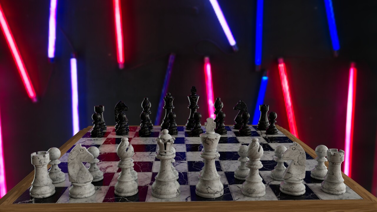 ArtStation - Chess Render