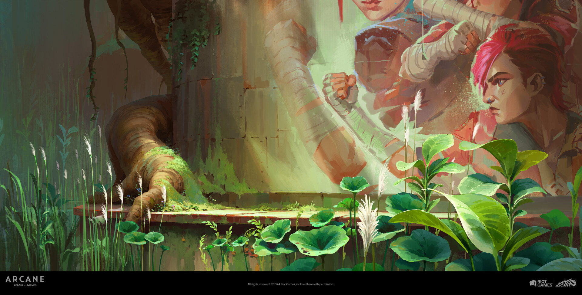 ARCANE | Ekko Tree Matte Paintings | Raffaele Izzo – @art-of-arcane on ...