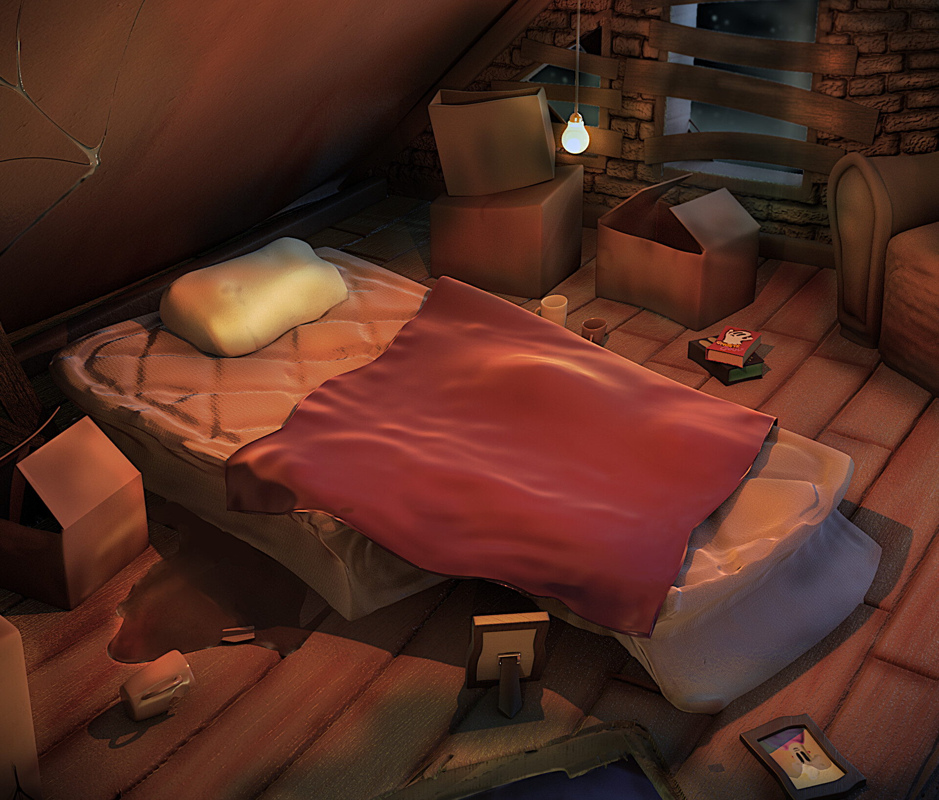 ArtStation - 3D Attic