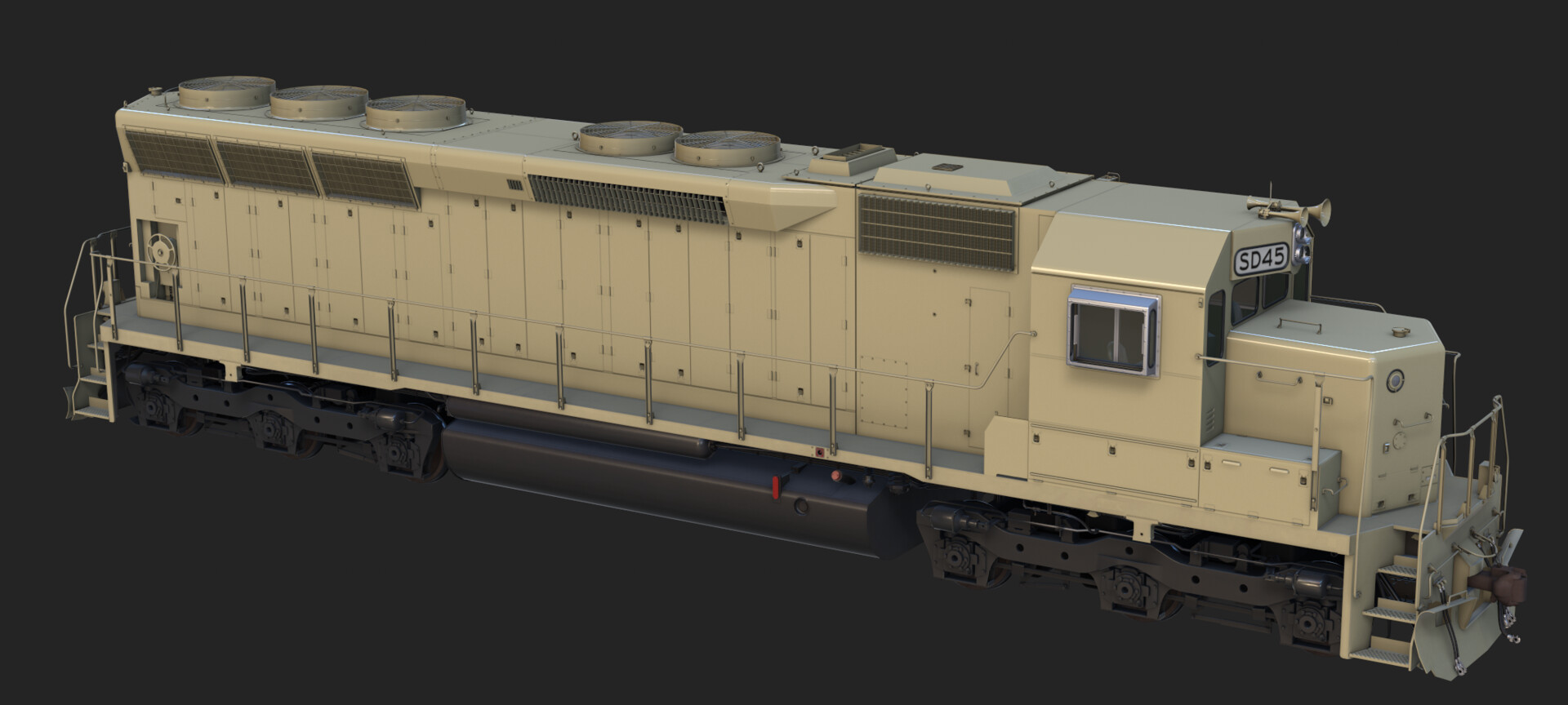 ArtStation - EMD SD45 (MILW)