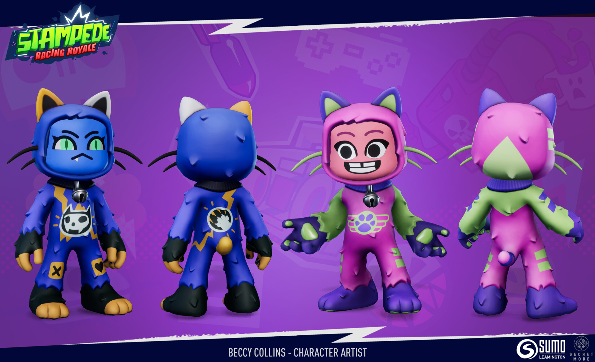 Beccy Collins - Cat Outfit - Stampede: Racing Royale