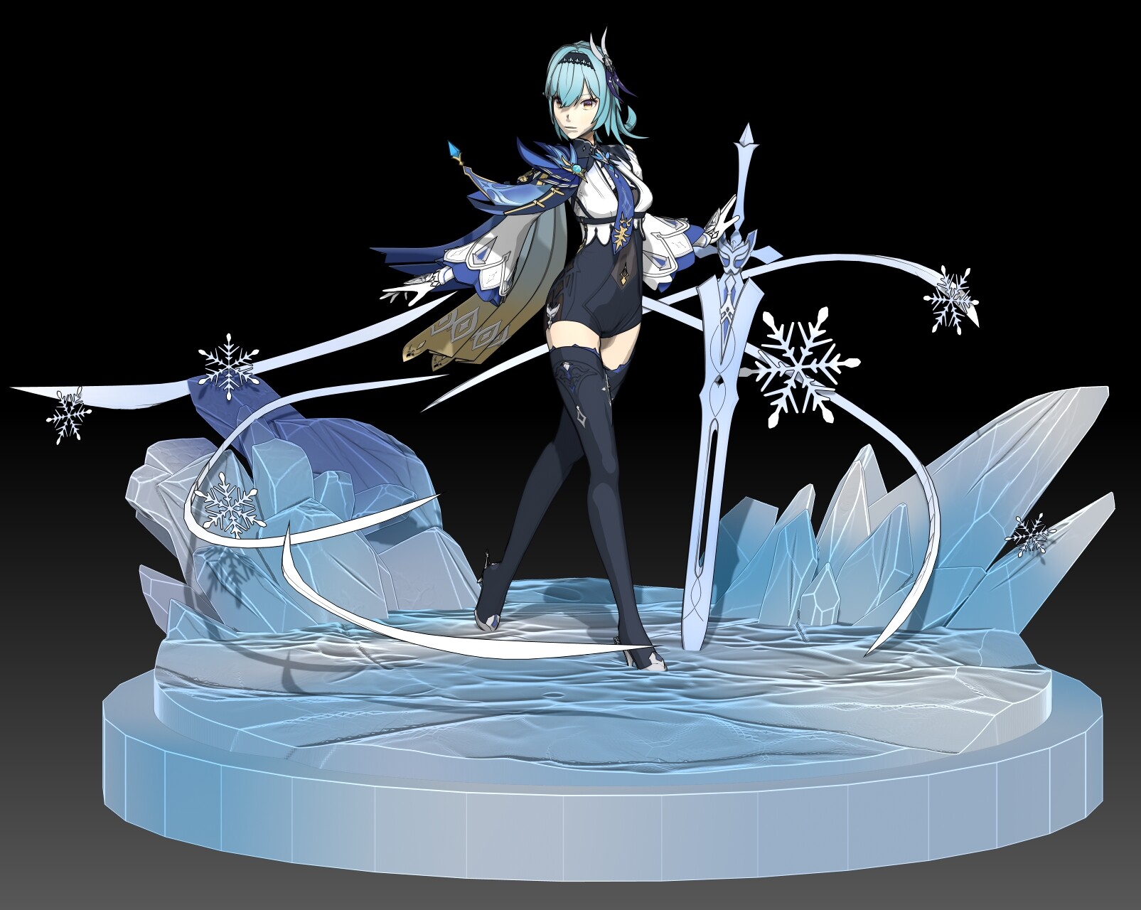 ArtStation - Eula - Genshin Impact