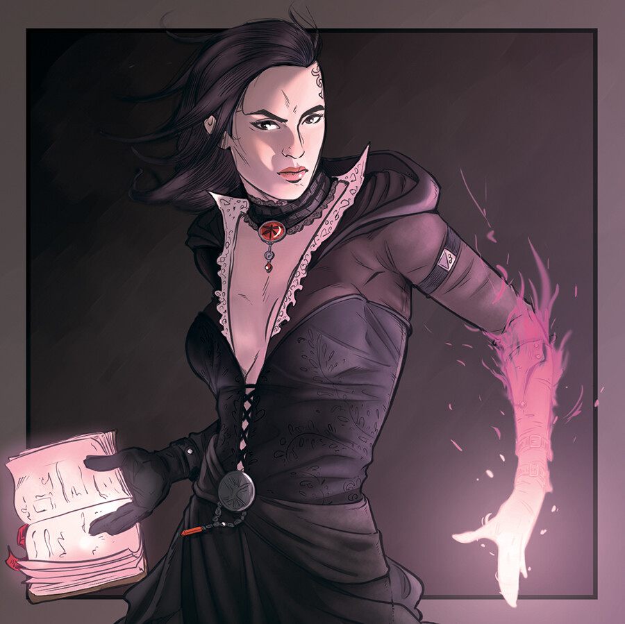 ArtStation - Witch casting a spell