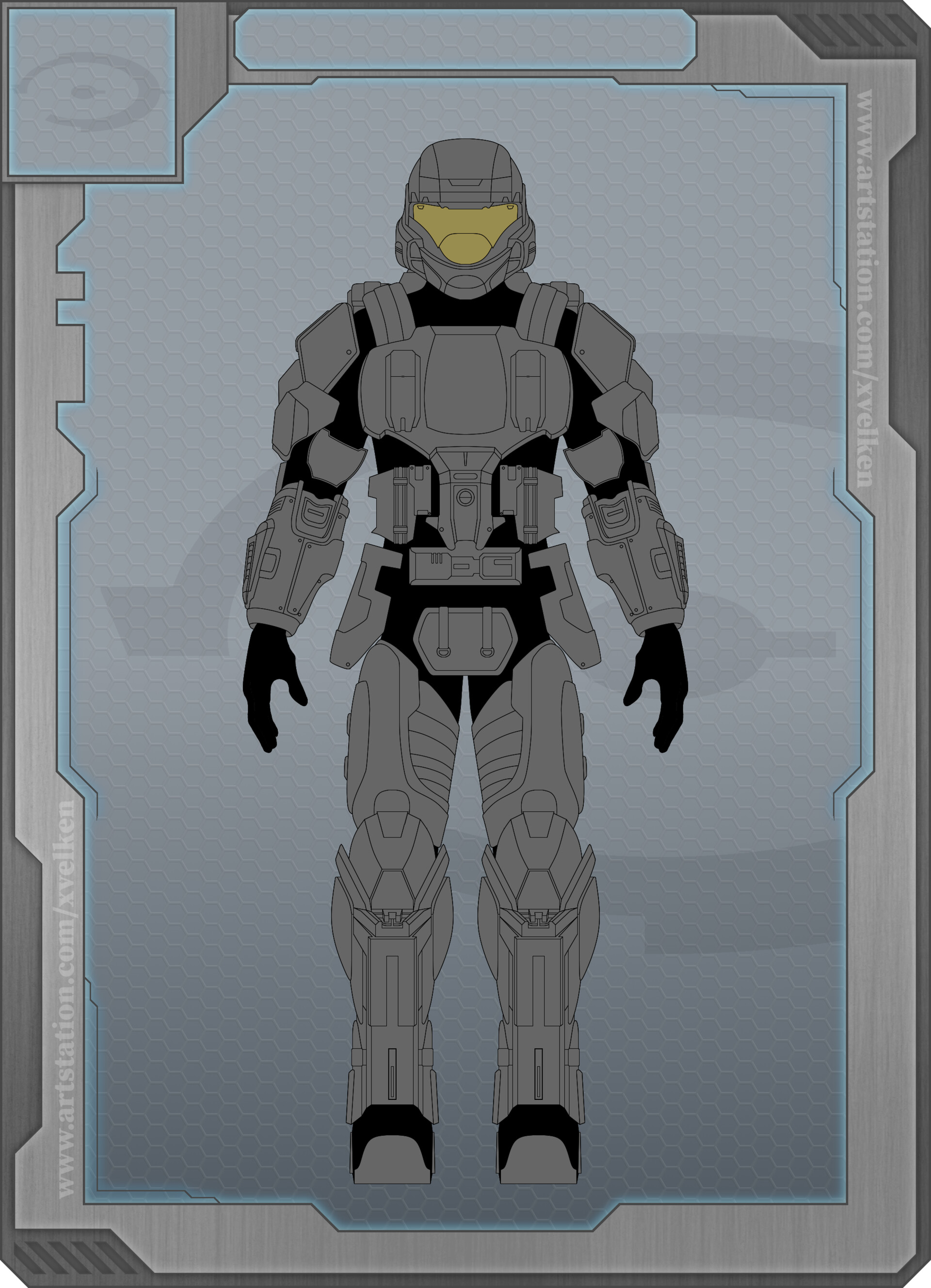 ArtStation - Halo ODST Template