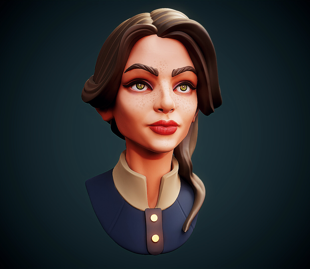 ArtStation - Detective project .Stylized faces (Part 2)