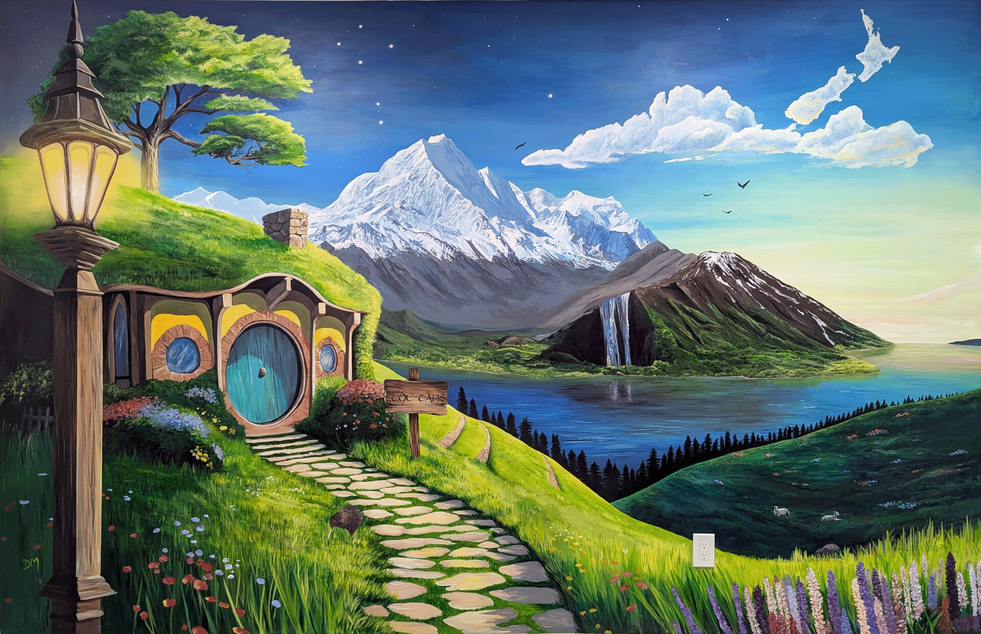 ArtStation - New Zealand Mural