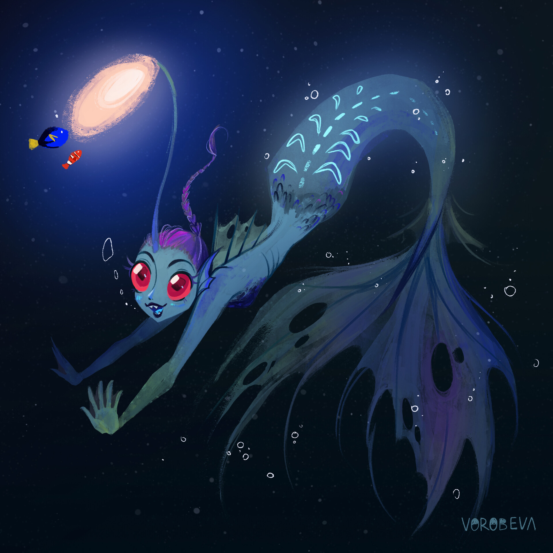 ArtStation - Scary little mermaid
