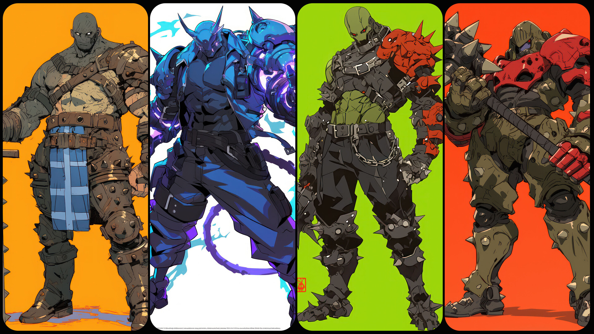 Ferial Studio - 🔹220 Maniac Warrior - Cartoon Character Reference Image ...