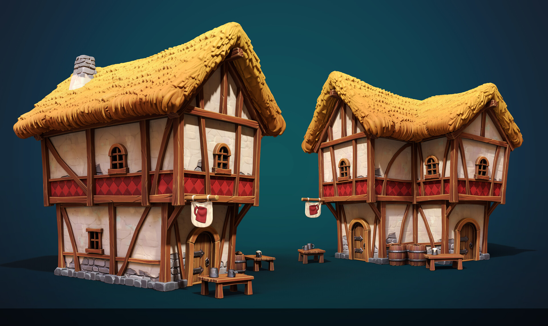 ArtStation - Stylized Tavern