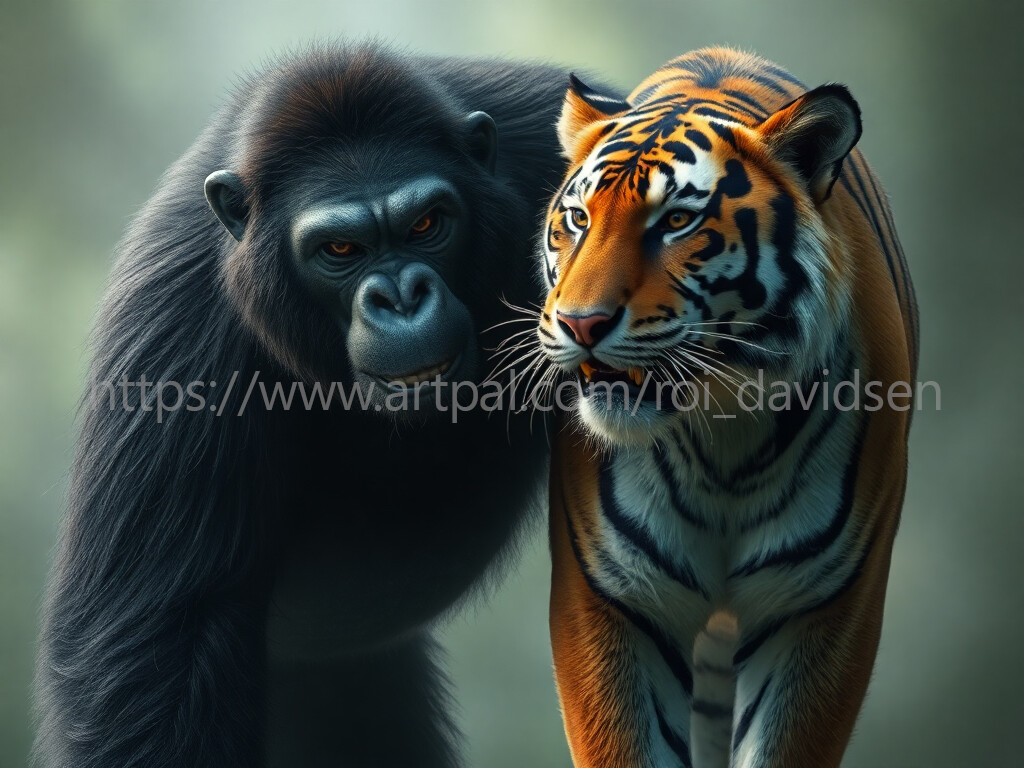 ArtStation - Tiger and Ape