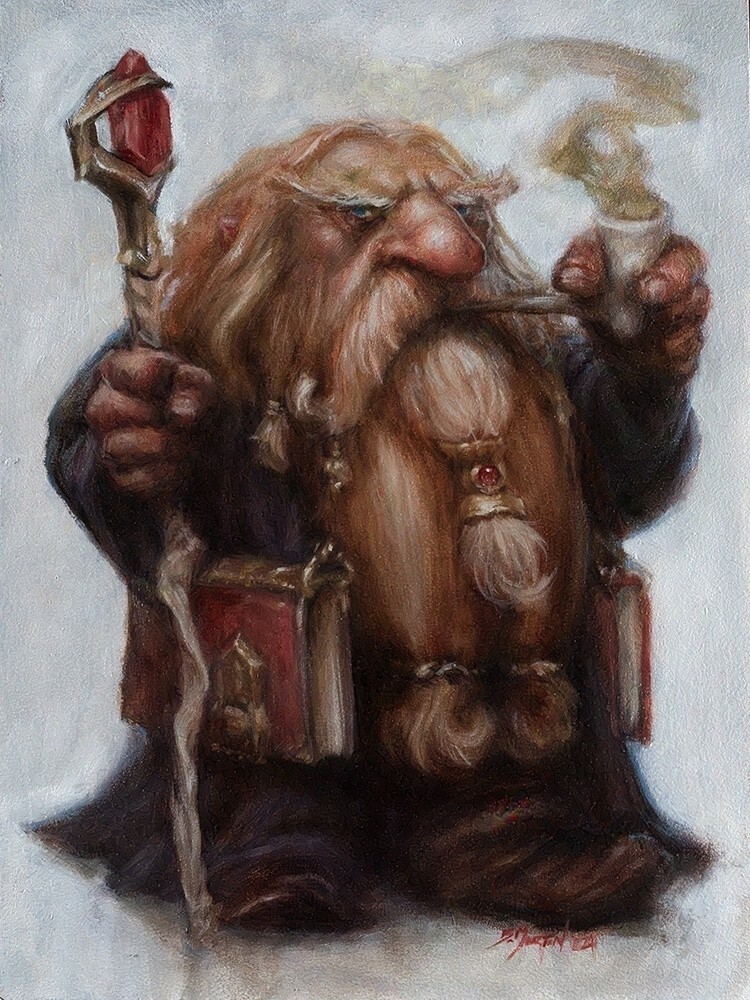 ArtStation - Dwarf Wizard