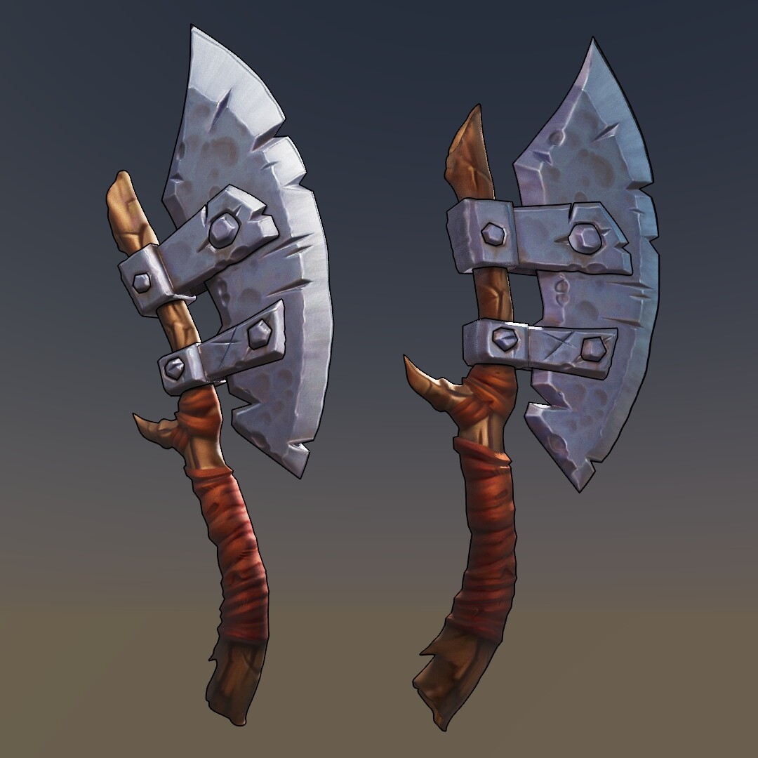 ArtStation - Toon Orc Axe
