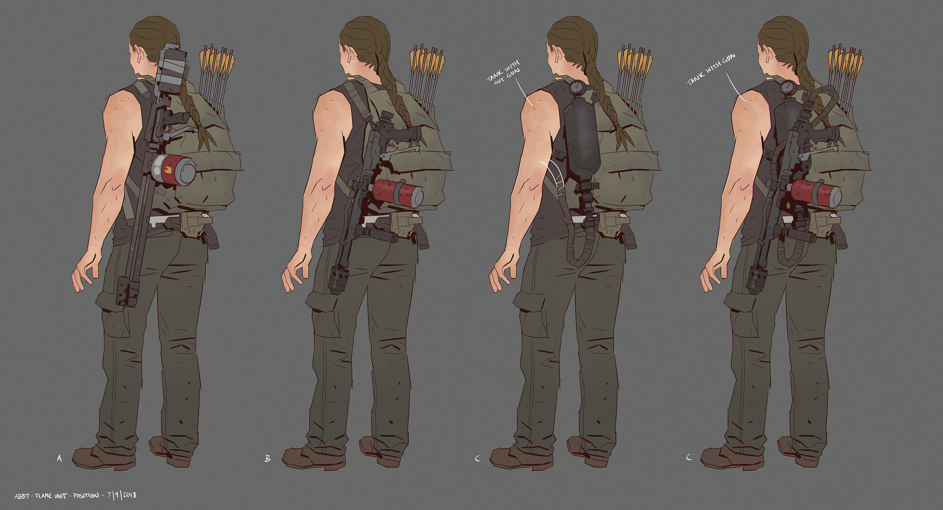 ArtStation - The Last Of Us Part 2 - Abby - Flame Thrower