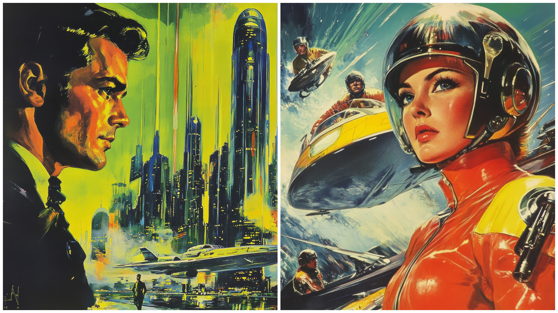 Isabelle ¥¥ - 600 CINEMATIC RETRO PULP SCI-FI COVER