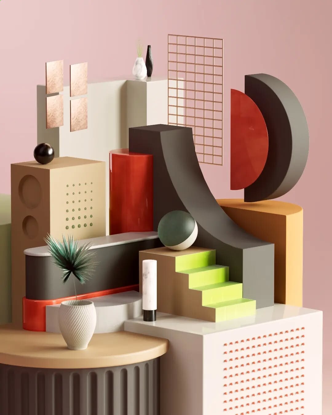 ArtStation - Bright Abstract Geometry